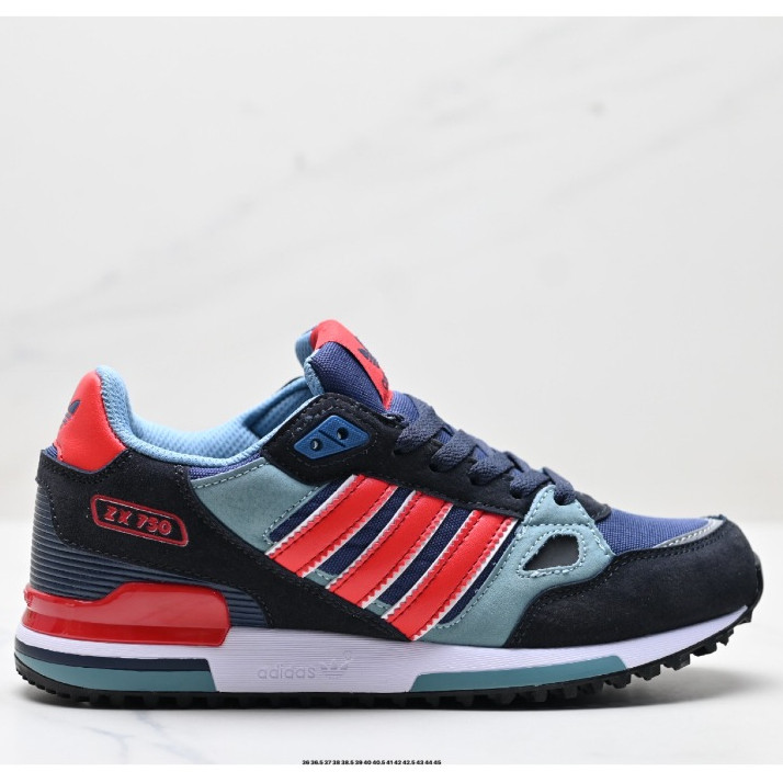 Adidas Originals ZX 750 Fabric Two-Layer Suede Leather Breathable Low ...