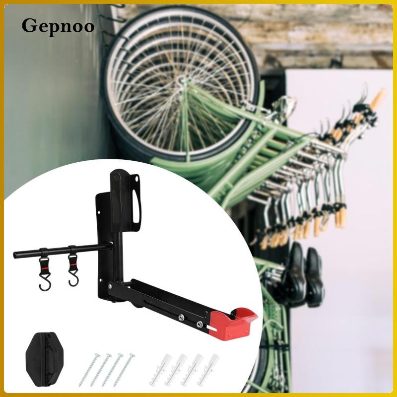 Gepnoo Swivel Bike Wall Mount Adjustable Bicycle Display Rack Sturdy ...