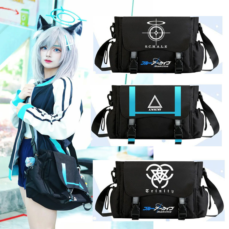 blue archive bag blue archive shoulder bag Sunaookami Shiroko bag ...