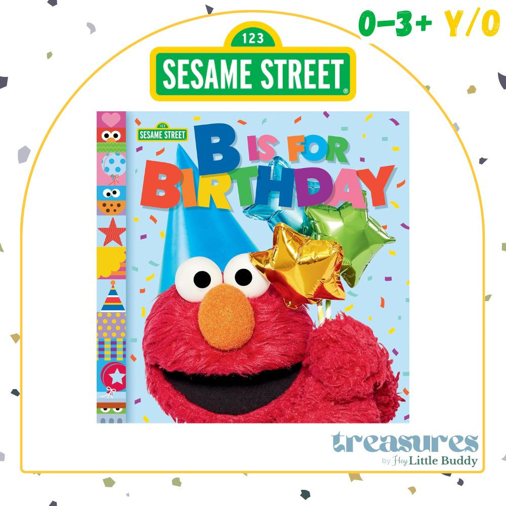 Sesame Street B Is for Birthday Elmo Picture Board Book 123 Sesame ...