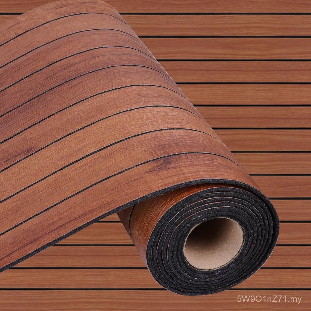 1 Keping 40x300sm 3D Kesan Kayu Vinyl Pelekat Sendiri Kupas dan Kertas ...