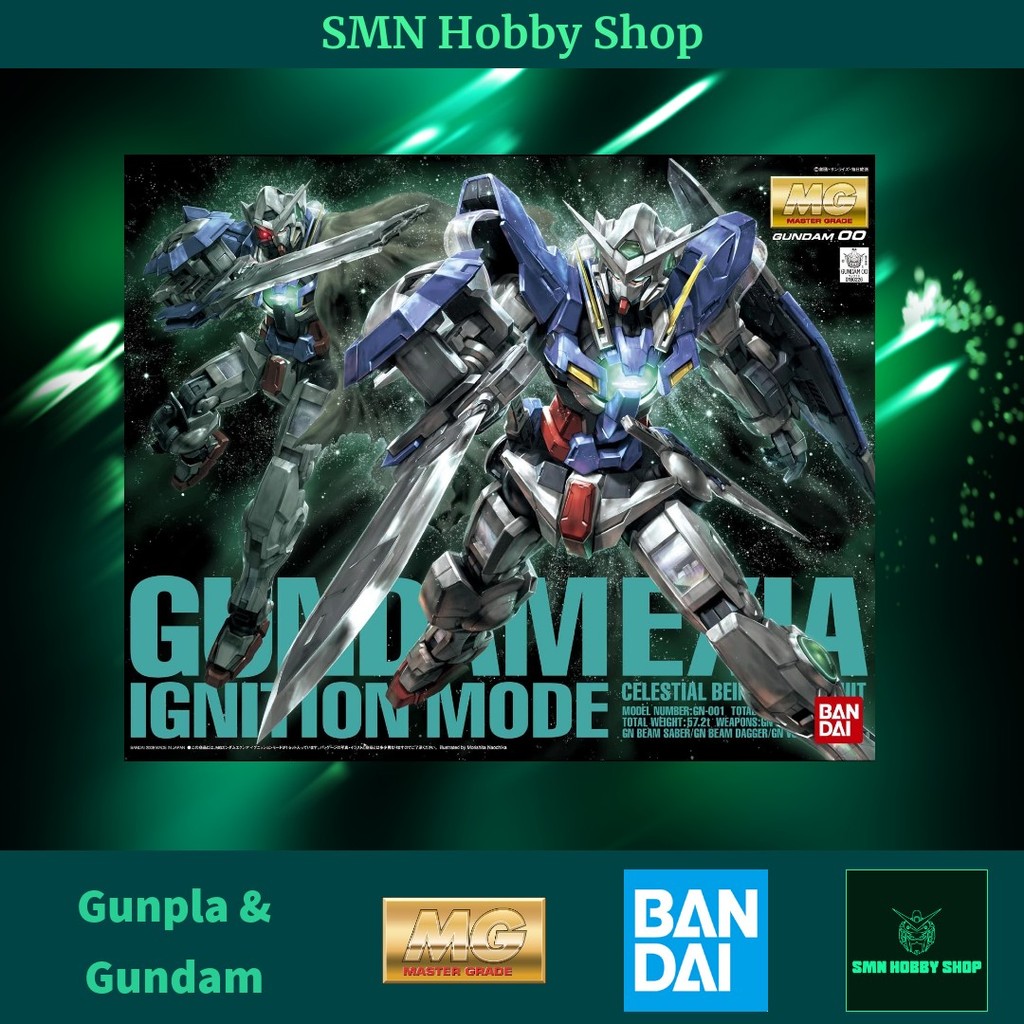 MG 1/100 Gundam Exia Ignition Mode Gunpla Gundam Toys Plastic Model Kit [Mobile Suit Gundam 00 ...