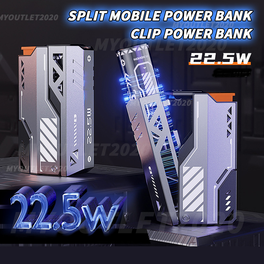 🔥HOT🔥20000mAh 22.5W Power Bank Power-Replaceable Battery Module Power ...