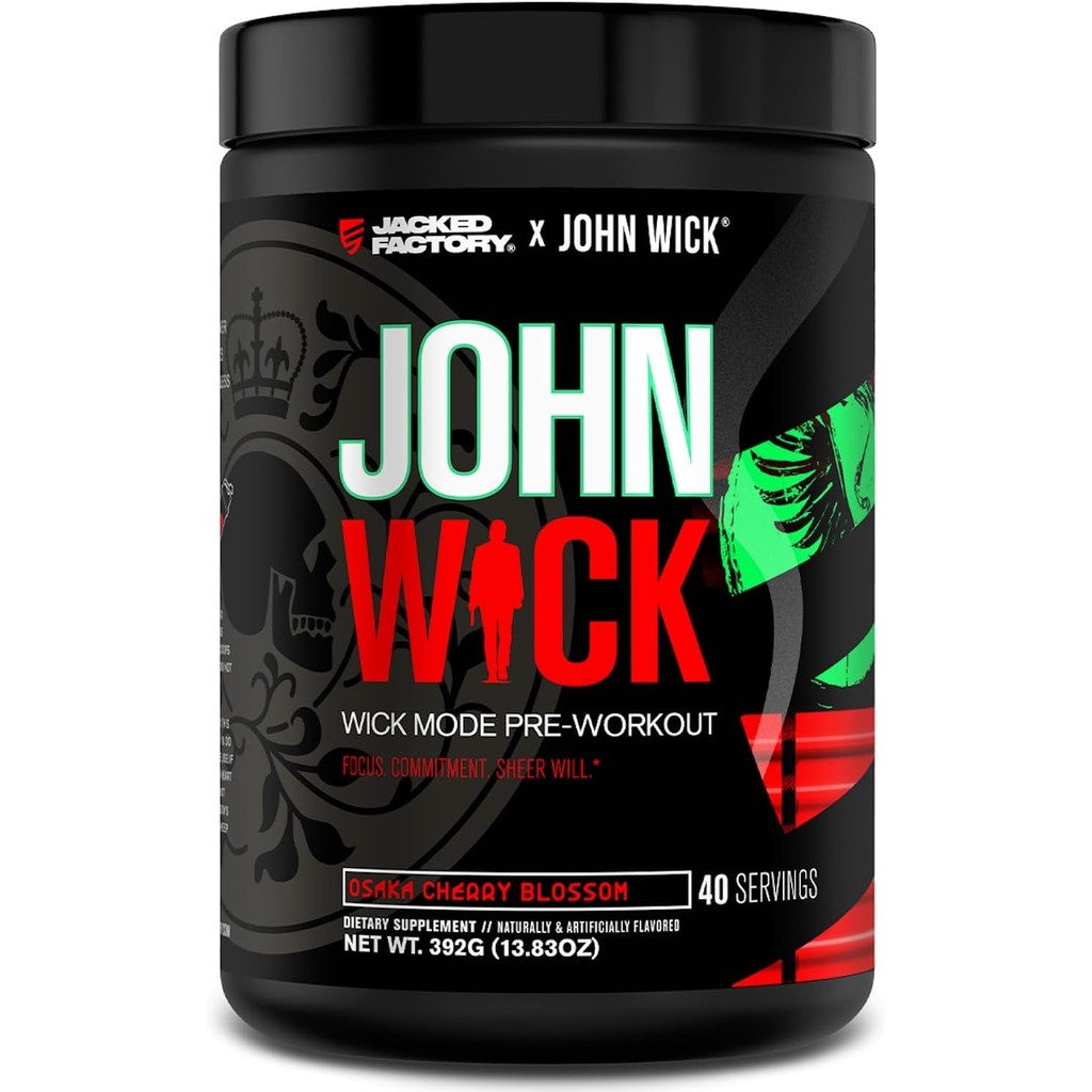 Jacked Factory X John Wick-Wick Mode Exercise Front Pink-Strong Energy ...