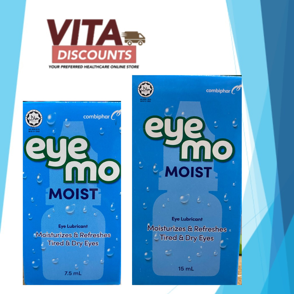 EYE MO EYE DROPS MOIST 7.5ML / 15ML EXP12/2026 | Shopee Malaysia