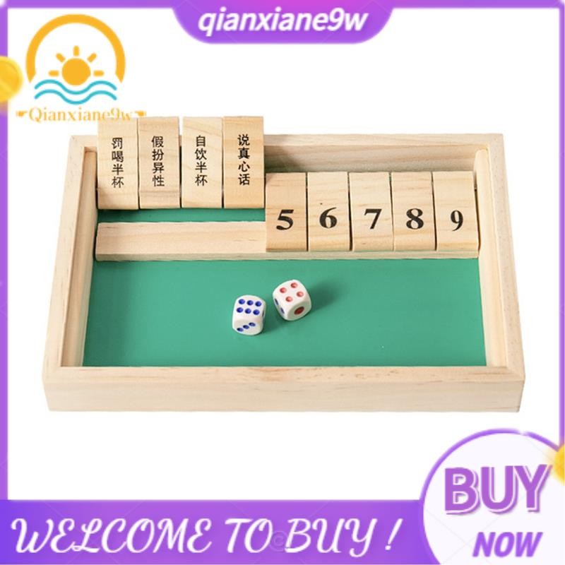 Wooden Drinking Numbers Flip Drinking Bar Games Toys KTV Bar Games to ...