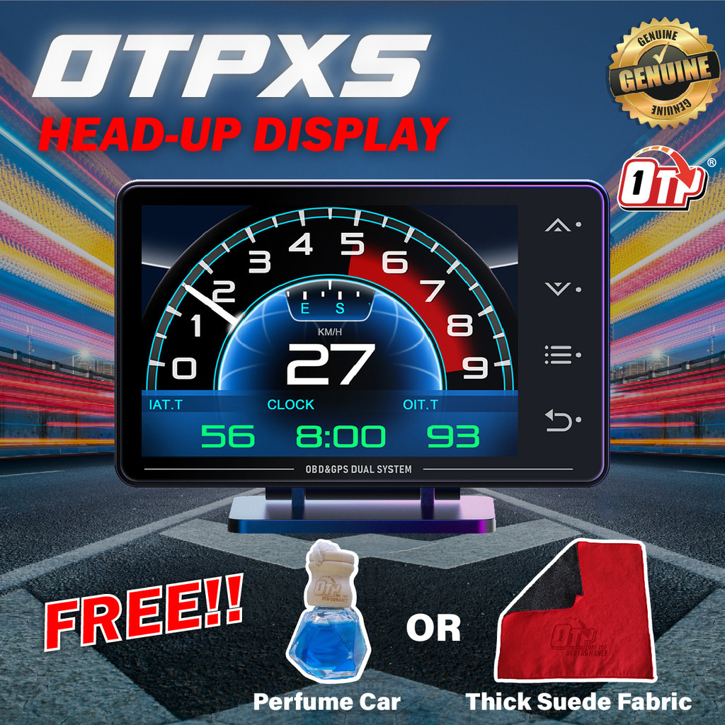 OTP-XS Perodua Myvi Viva Wira VDO Axia Bezza OBD2 Meter Gauge Car GPS ...