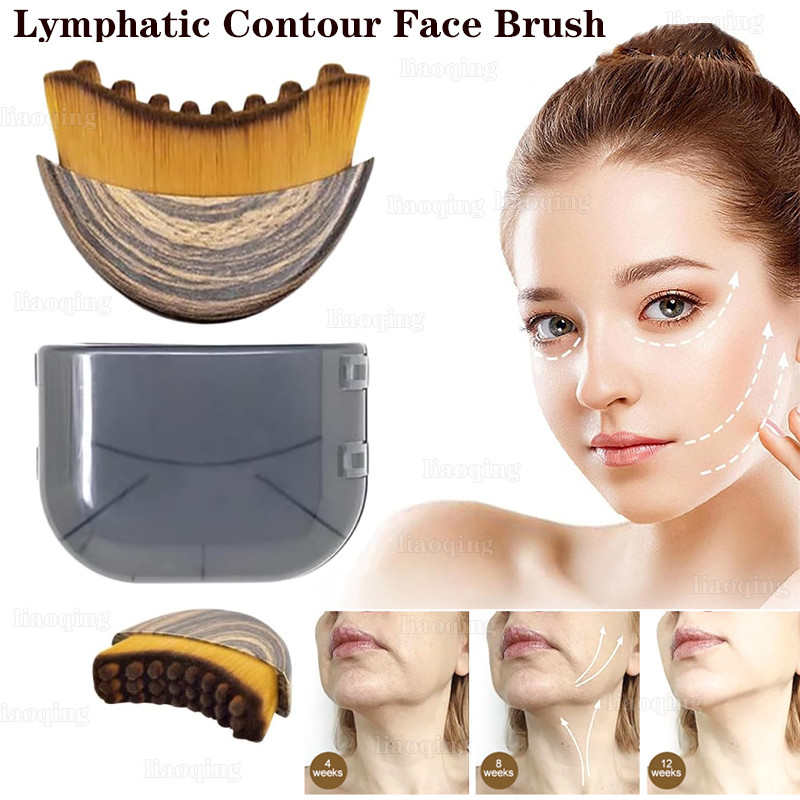 New Lymphatic Contour Face Brush, Lymphatic Drainage Massager for Face ...
