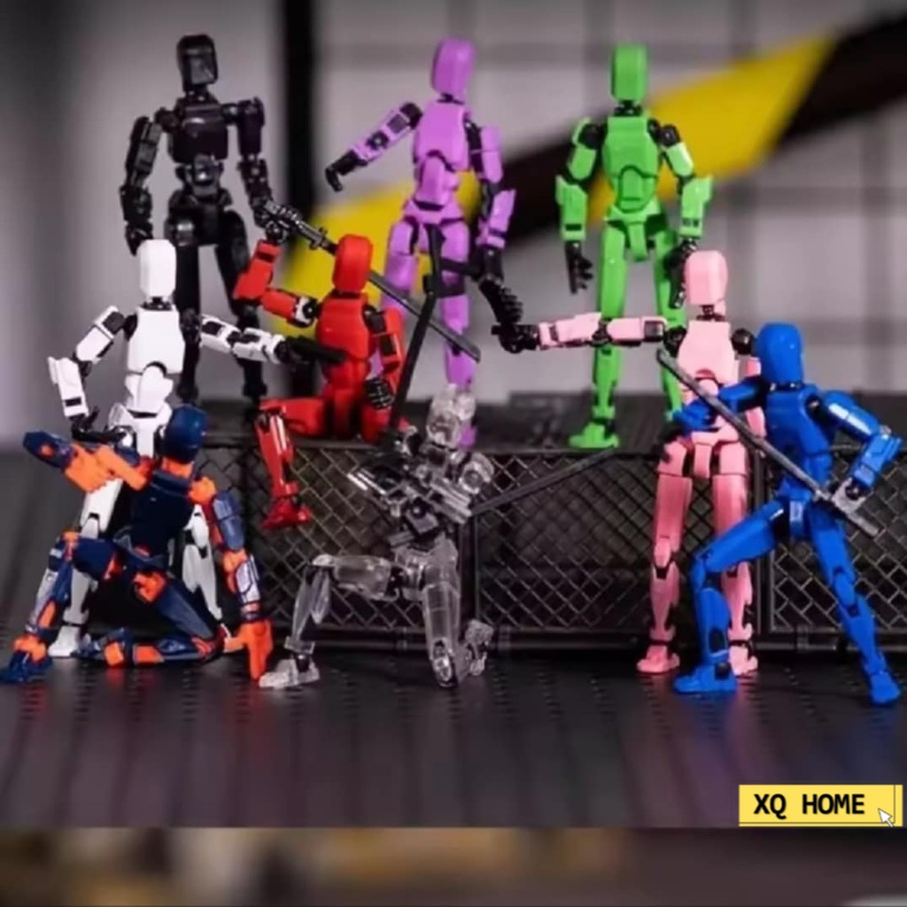 Multi-joint Movable Figure 3D Movable Robot Action Figure Lucky 13 ...