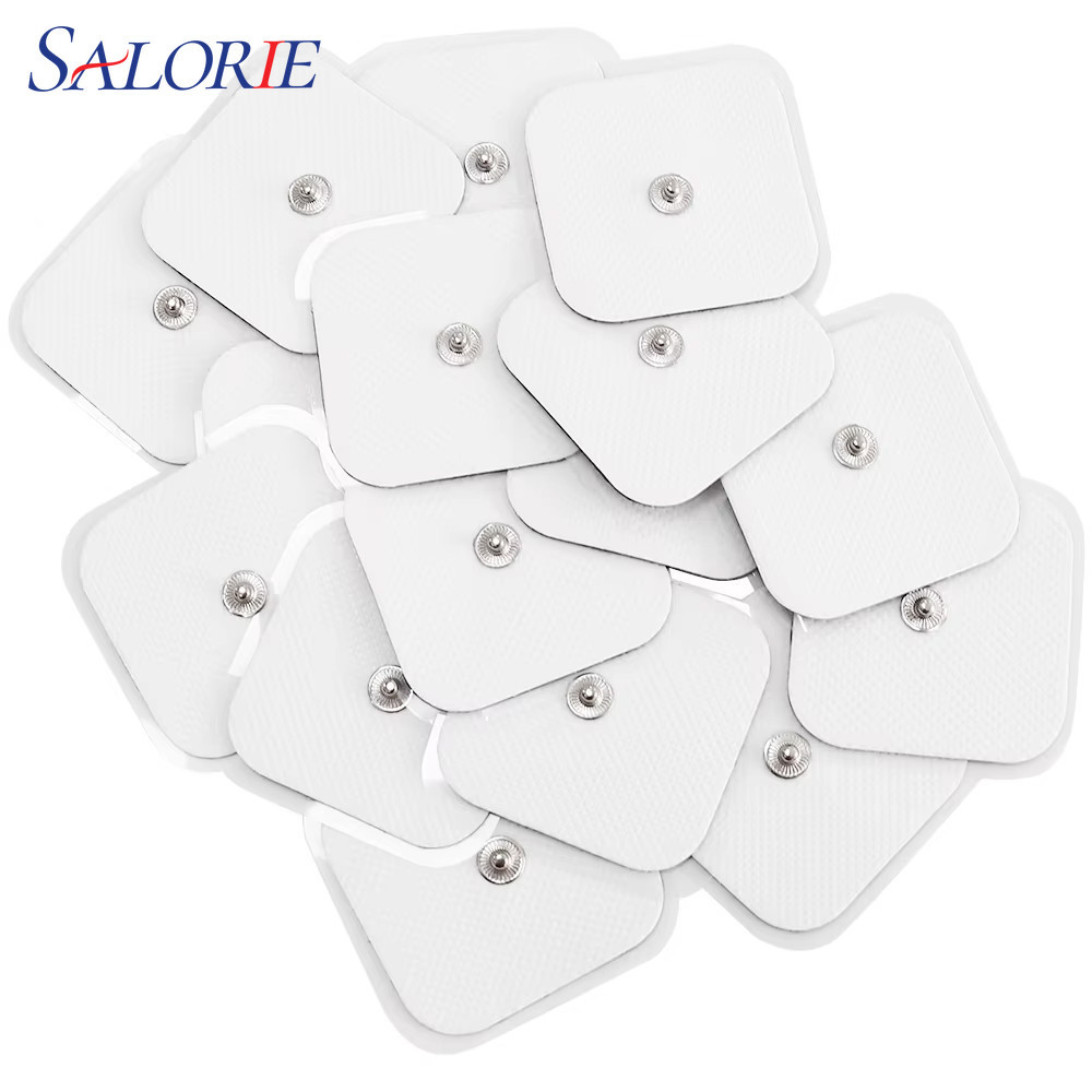 5*5cm Electrode Pads Tens Machine Reusable EMS Acupuncture Body Muscle ...
