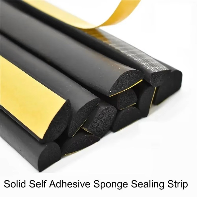 1/2/3M Solid Self Adhesive Sponge Sealing Strip EPDM Rubber Foam ...