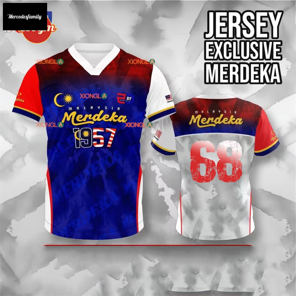 1957 Merdeka Clothes 2025 68th Malaysia Jersey Malaysia Merdeka Jersey ...