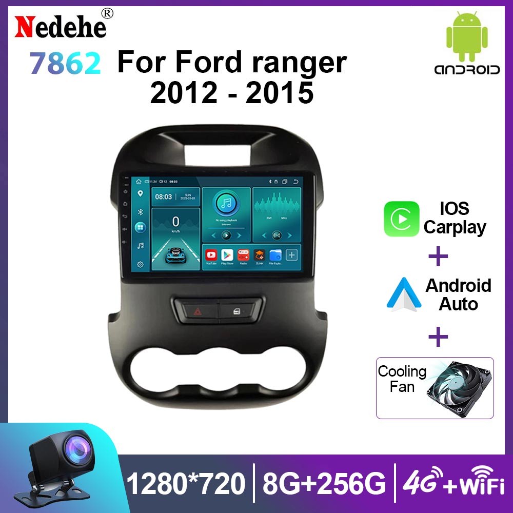 Ford Ranger T6 2012-2015 Android Player Wireless Carplay Free camera ...