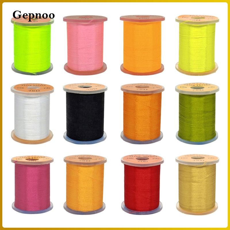 Gepnoo Fly Tying Thread 70 Denier Thread for Lure Bait DIY Making Tool ...