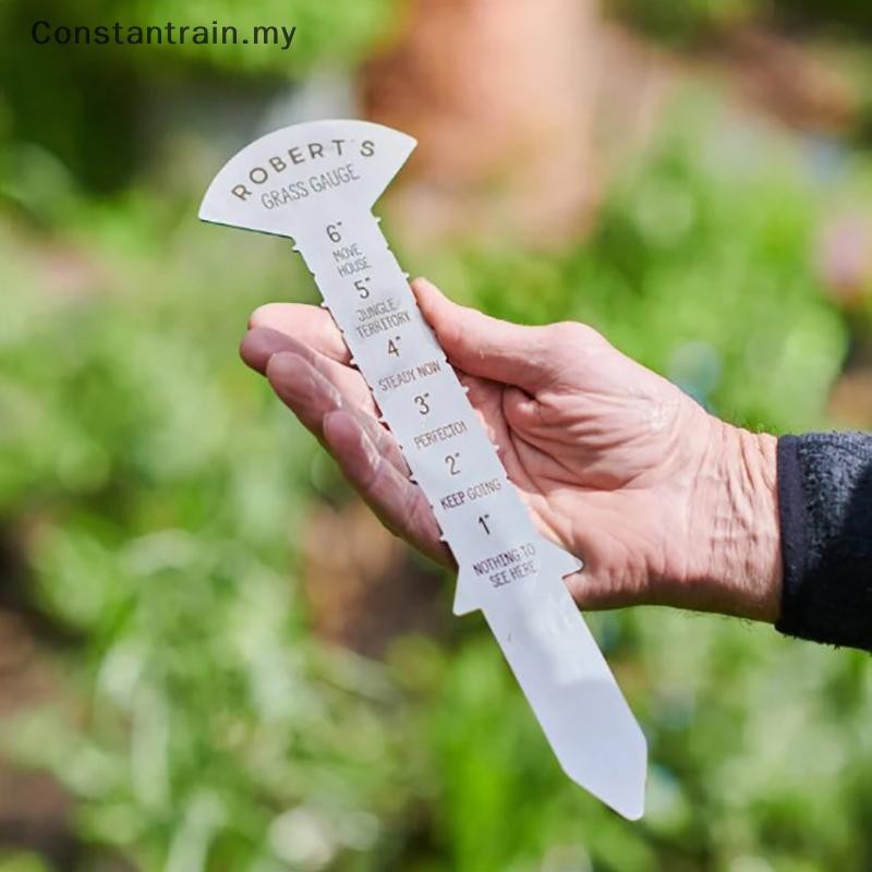 CON Grass Gauge Ruler Wooden Outdoor Grass Trim Measurement Tool The ...