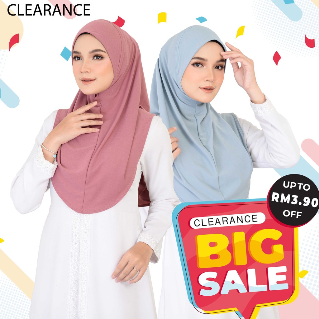 READY STOCK Tudung Sarung Moscrepe Sarimah Plain | Shopee Malaysia