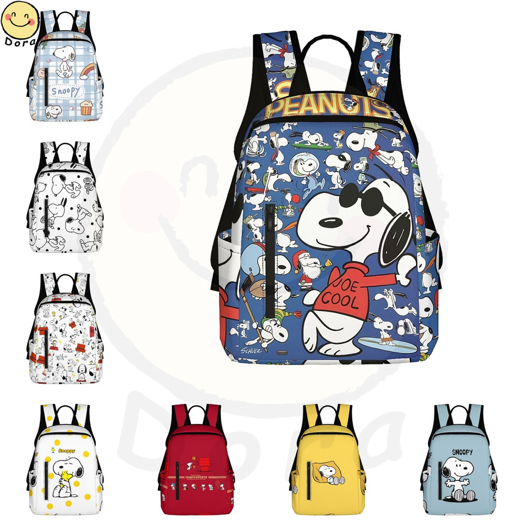 Snoopy Kids Backpack, Cute School Backpacks for Girls Boys Elementary ...