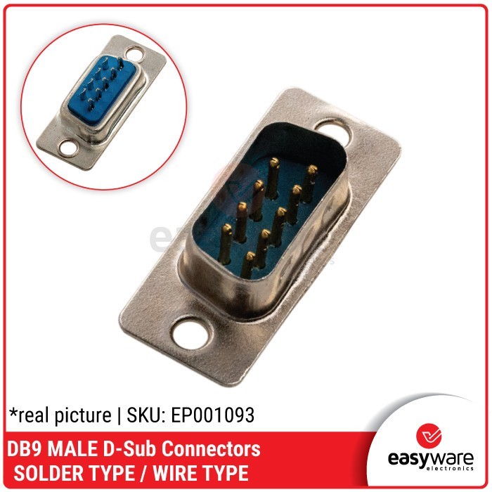 PART & TOOL DB9 Connector RS232 Series port Connector DB9 DB 9 Solder ...