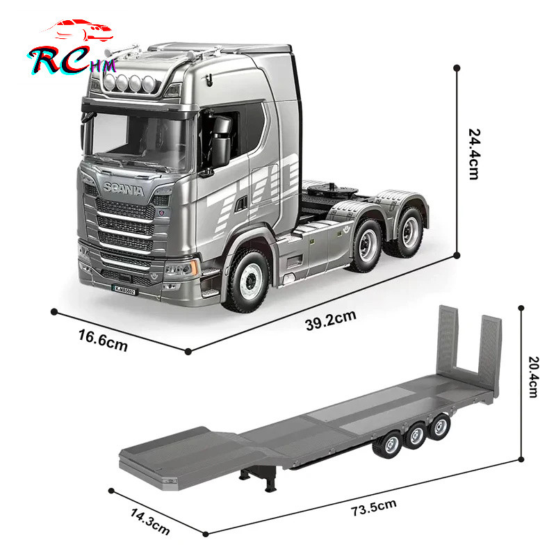 RC Engineering Vehicle Huina 1501 770S RC Truck 1/18 Scale Model 19 ...