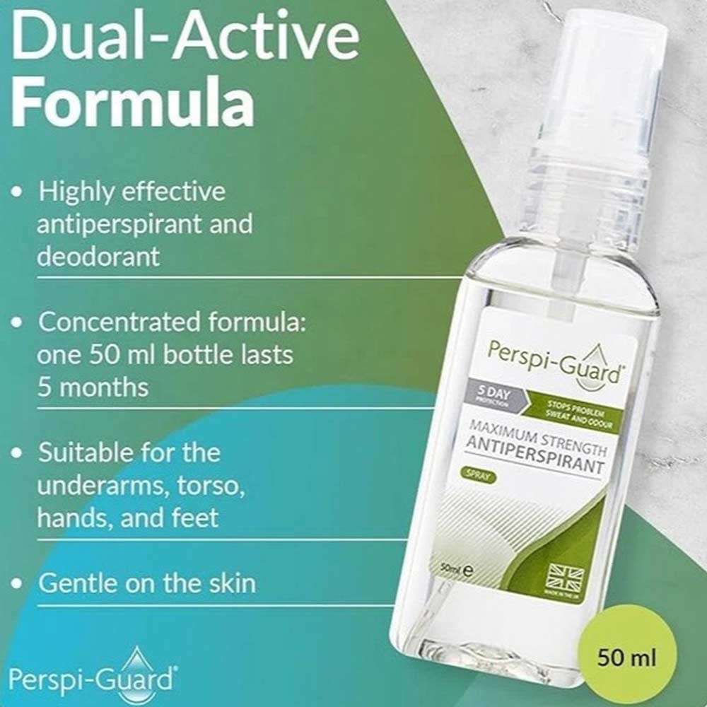 Perspi-Guard maximum strength antiperspirant spray for Excessive ...