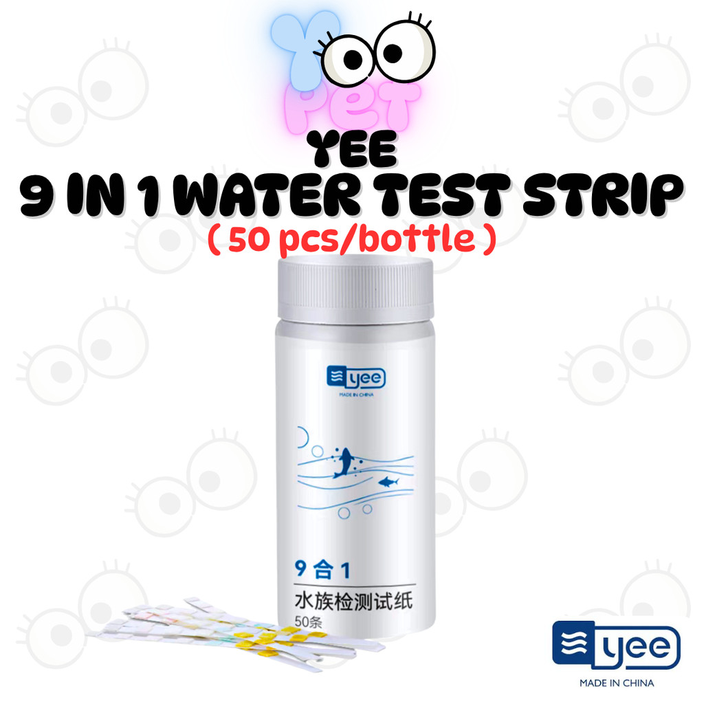 YooPet YEE Aquarium 9 in 1 Water Quality Tester Testing Strip 水质检测纸 ...