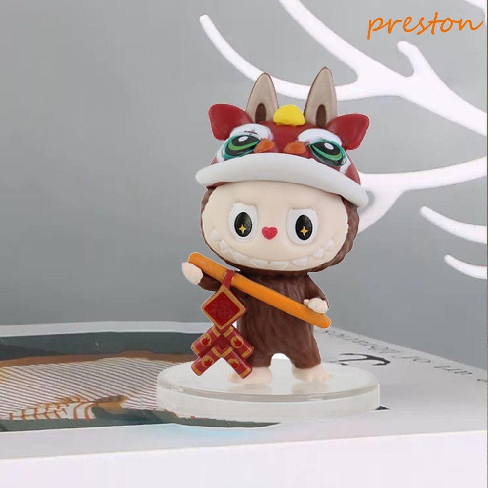 PRESTON 6pcs Labubu Series Model Toy, Figurines Statue Labubu Action ...