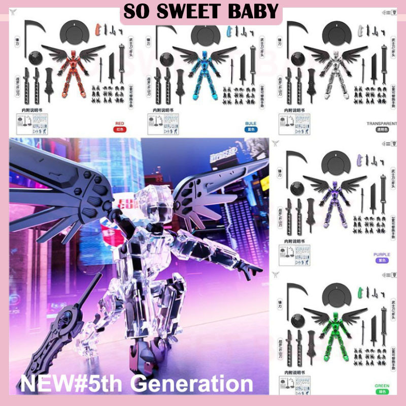 3D Printed Angel Action Figure Lucky Dummy 13 Multi Joint Figure ...