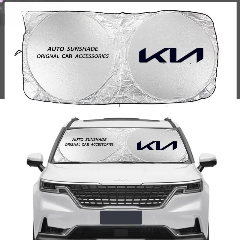 New Kia KN Car Windshield Front Sun Shade Cover For KIA Seltos Sonet K2 ...