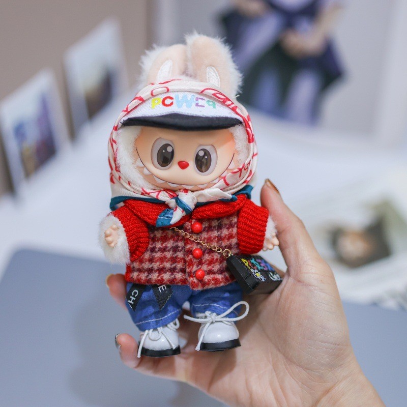 (Only Labubu G-DRAGON Clothes) V1 V2 V3 Labubu Doll G-DRAGON Retro ...