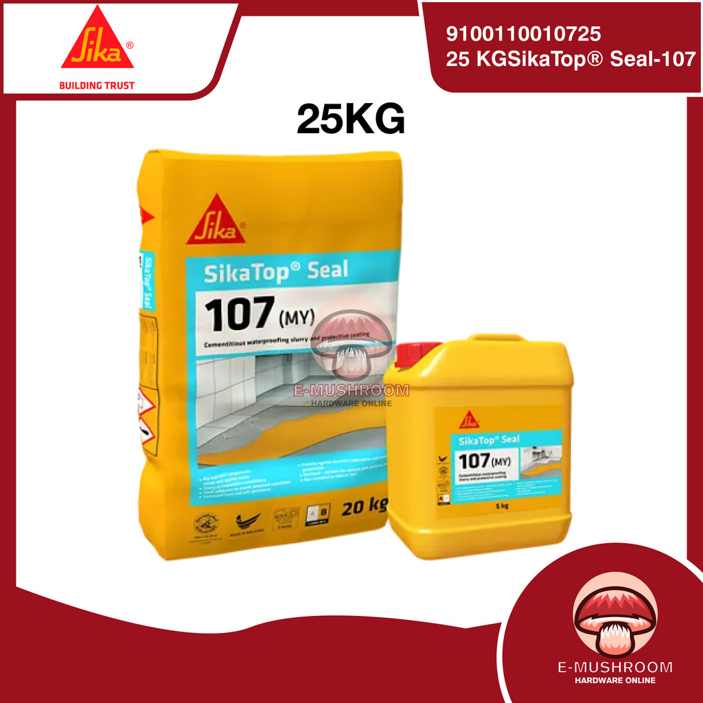 25kg Sika Top Seal 107 Waterproofing Cement Cementitious Waterproofing ...