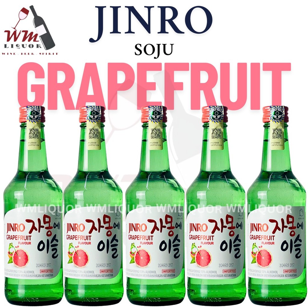 Jinro Soju Grapefruit Flavour Soju 360ML | Shopee Malaysia