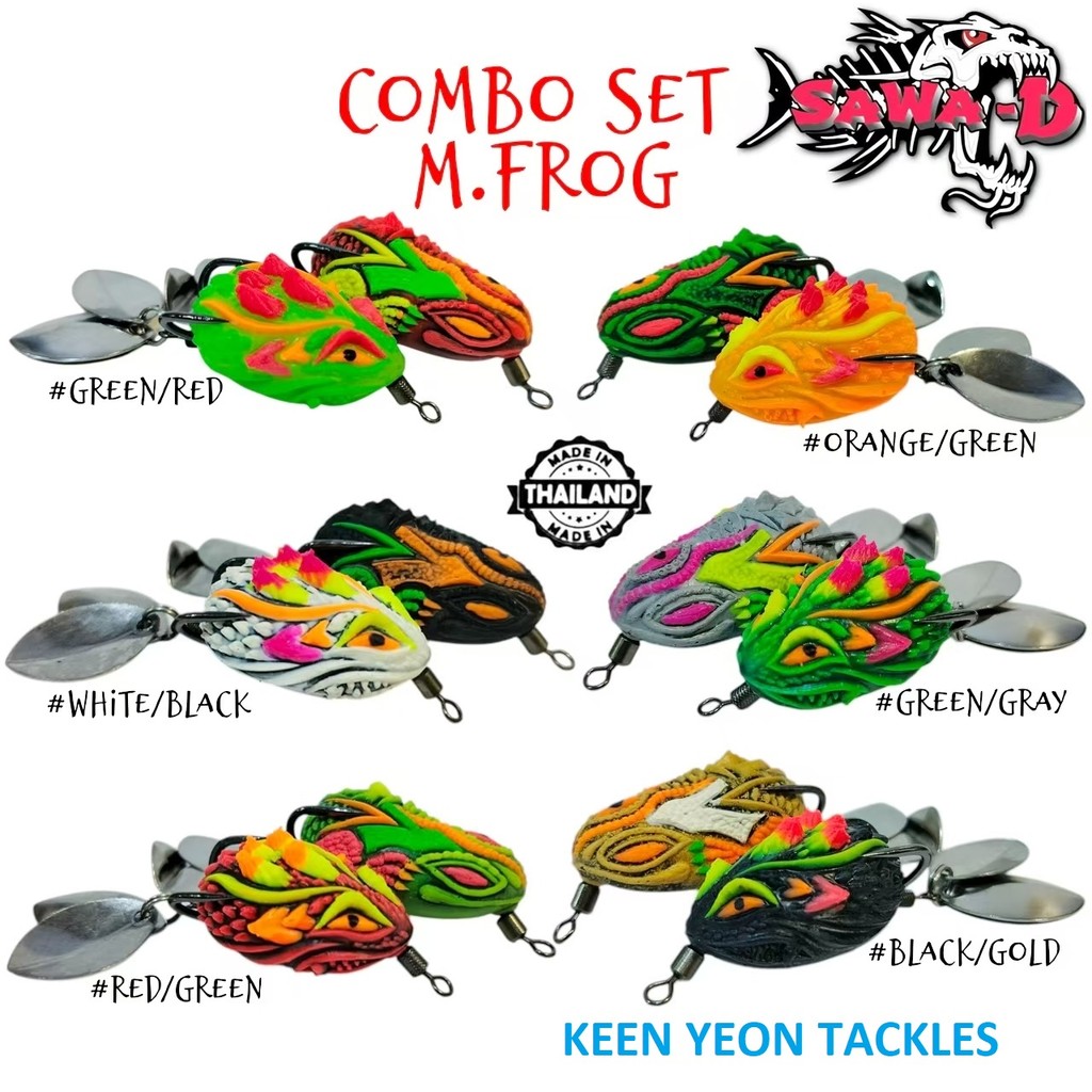 SAWA-D COMBO SET M.FROG SOFT FROG (RANDOM COLOR) | Shopee Malaysia