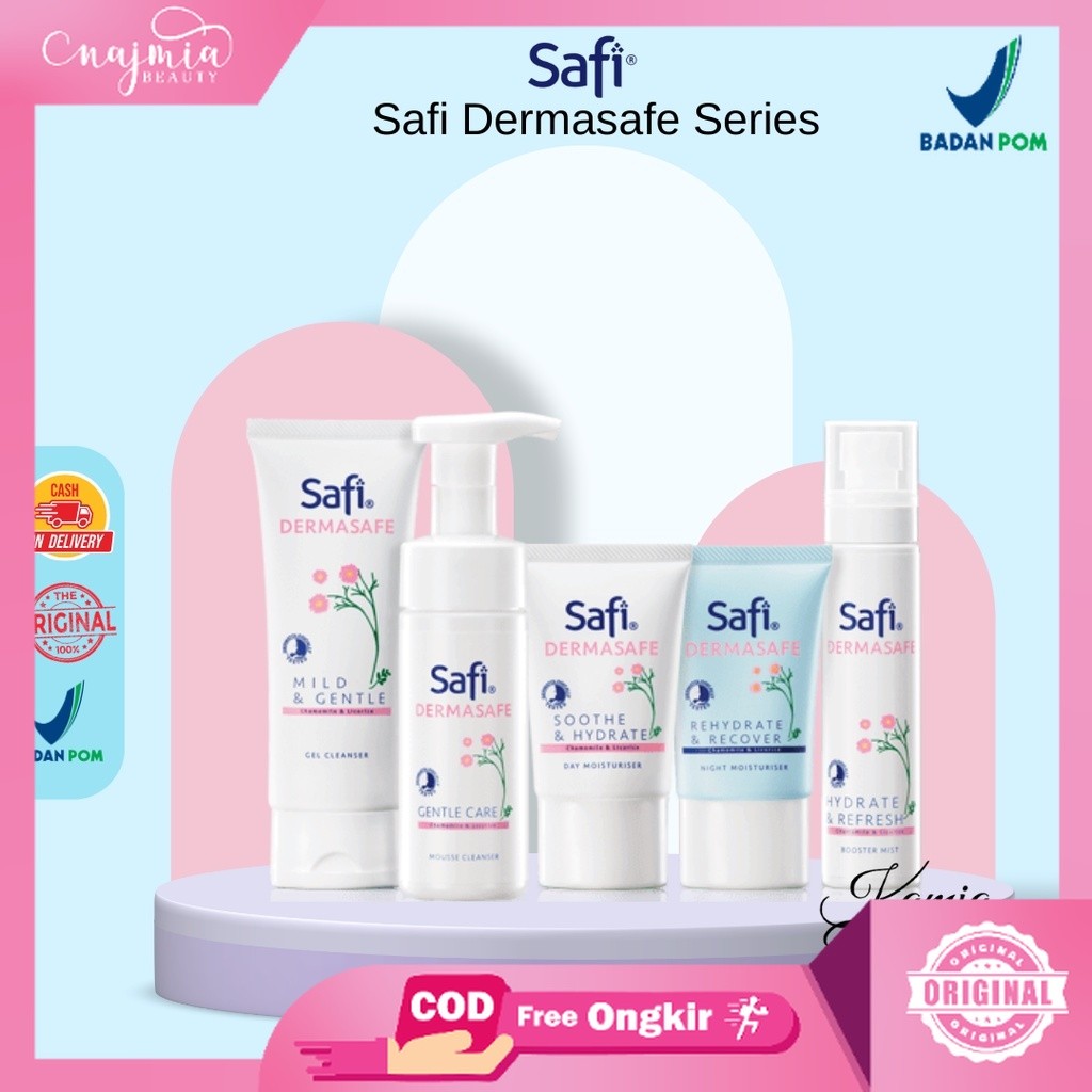 Najmia 3 Safi Dermasafe Series l Day Night Moisturizer Gel Mousse ...