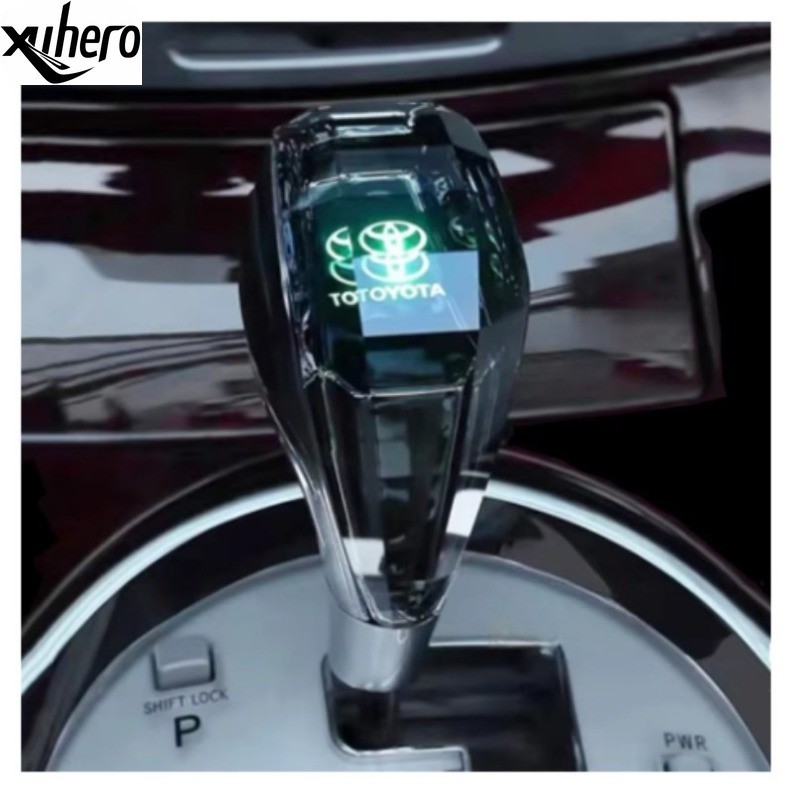 Toyota Crystal Gear Shift Knob Crystal With Led Light Corolla RAV4 Vios ...