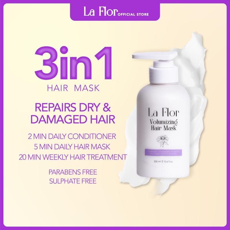La Flor Hair Mask Anti Hair Fall Anti Dandruff Conditioner Haircare ...