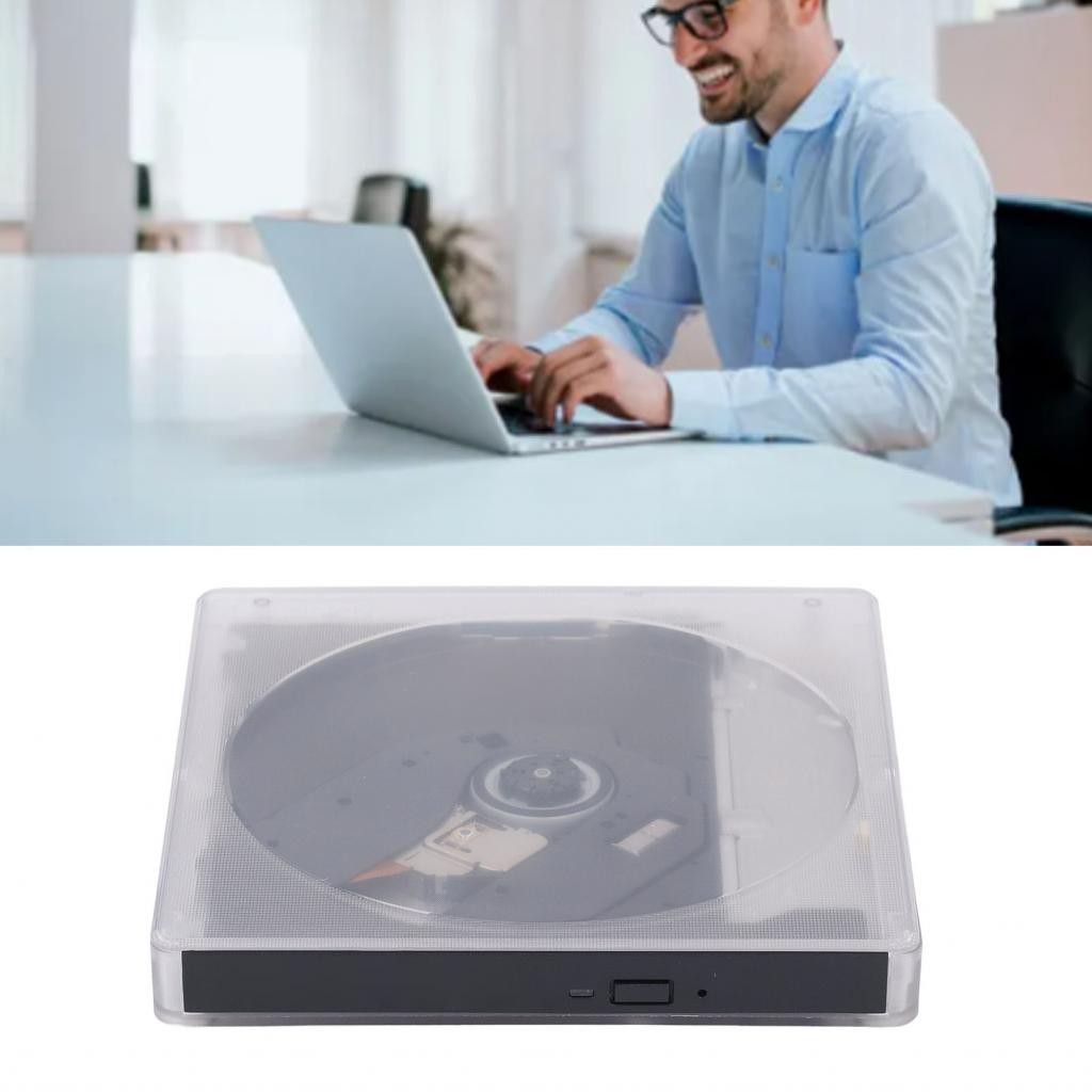 Bamaxis External Optical Drive Enclosure Removable Portable DVD Box ...