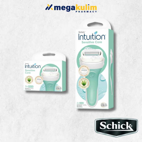 Schick Intuition Sensitive Care ( Refill 3pcs / Kit 1 Unit ) | Shopee ...