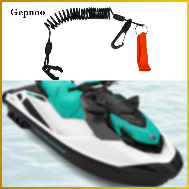 Gepnoo Kill Stop Switch Lanyard Portable with Key Whistle 122cm ...