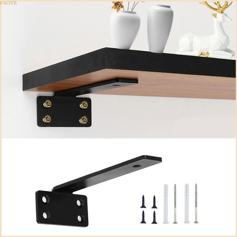 FACY Carbon Steel Shelf Brackets Invisible L Shape Supports Floating ...