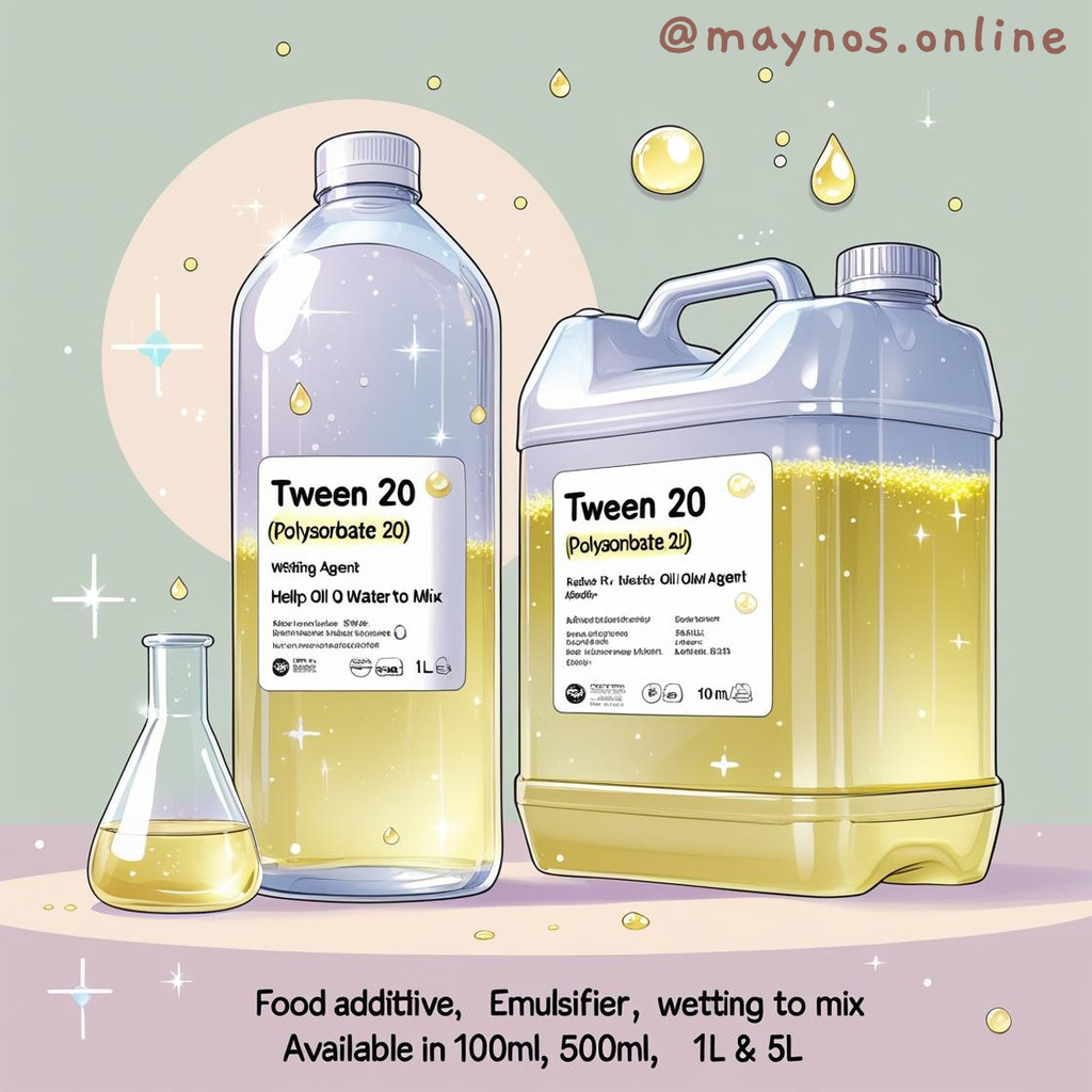 Polysorbate 20/Tween 20 聚山梨酯20 [100mL/500mL/1Litre] Food Additive ...