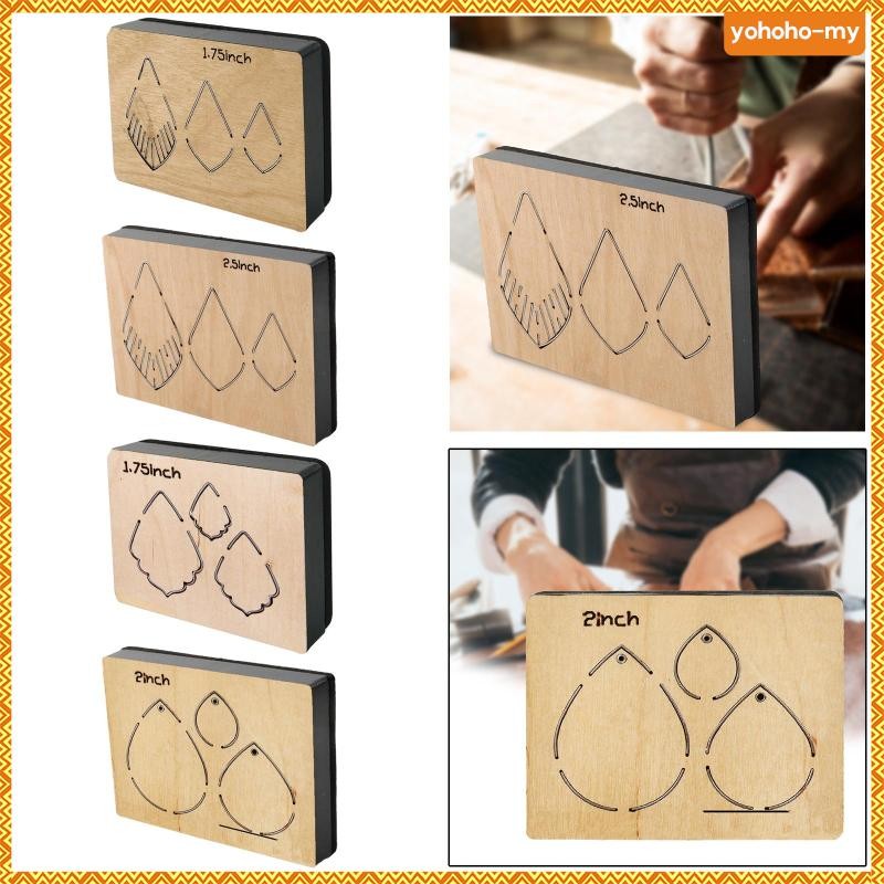 [YohohoMY] Wooden Die Cutting DIY Crafts Drop Earring Cutting Template ...