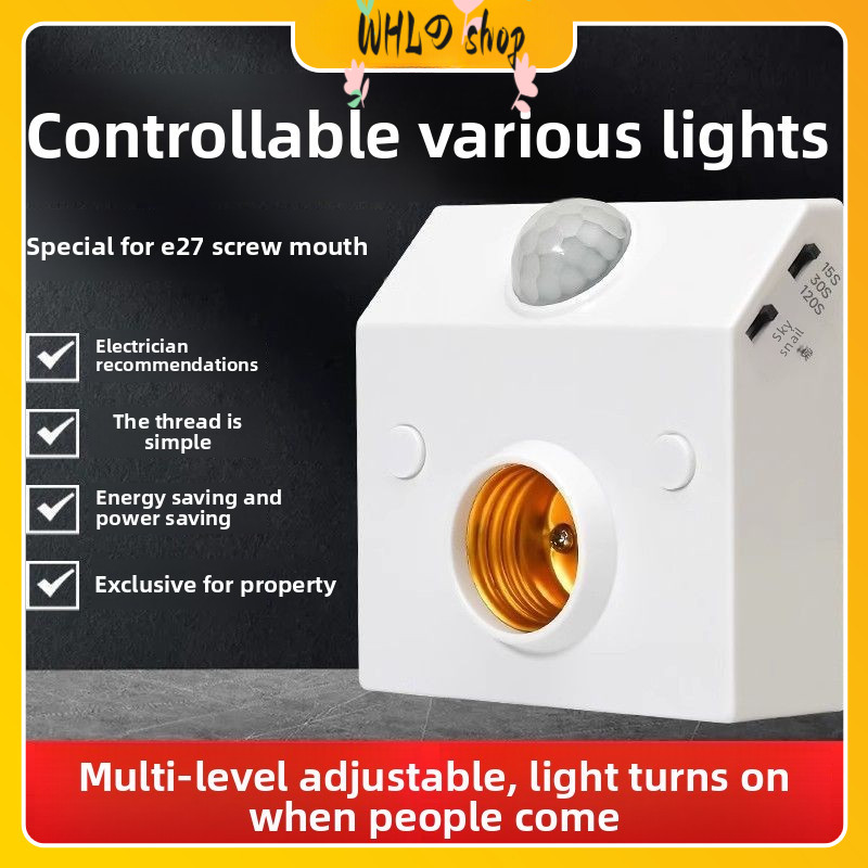 Smart Human Sensor Light for Corridors - E27 Screw, LED Compatible ...