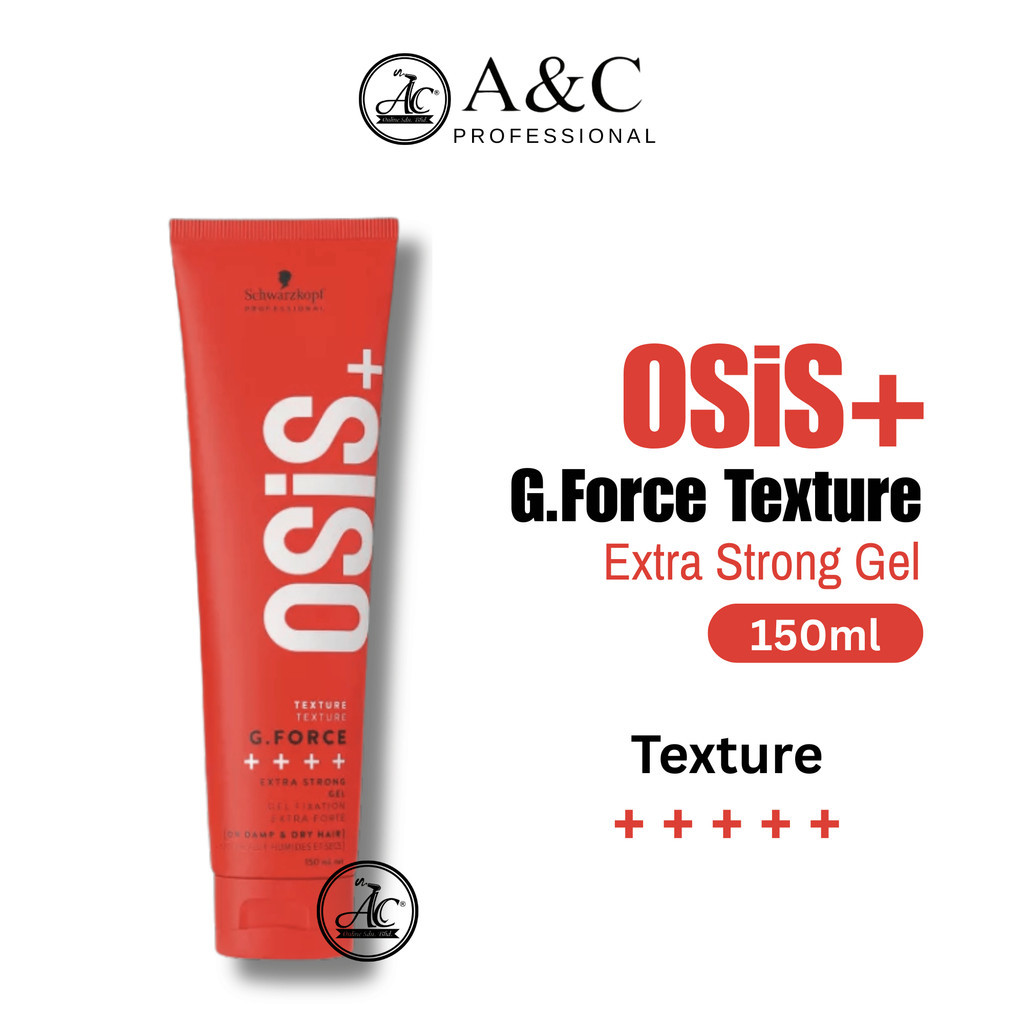 Schwarzkopf OSiS+ G.Force Extra Strong Gel 150ml Hair Styling Gel ...