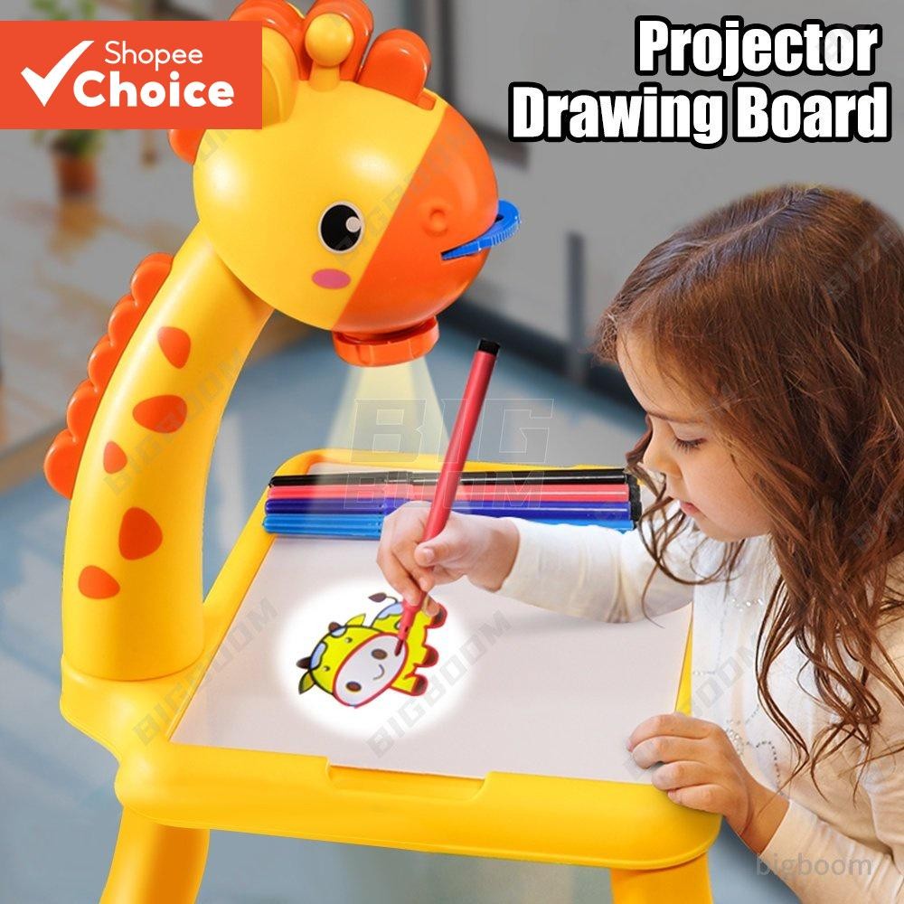 Mini Drawing Table For Kids Educative toys LED Paingting Projector Toy ...