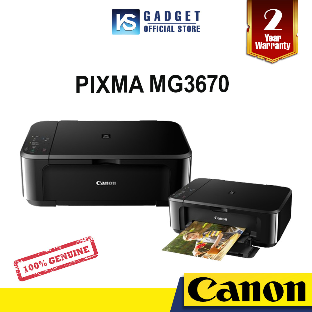 CANON PIXMA MG3670 Wireless Photo All-In-One with Auto Duplex Printing | Shopee Malaysia