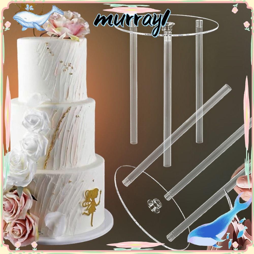 MURRAY1 Multi-layer Cake Stand, Cake Stands Support Transparent Cake ...