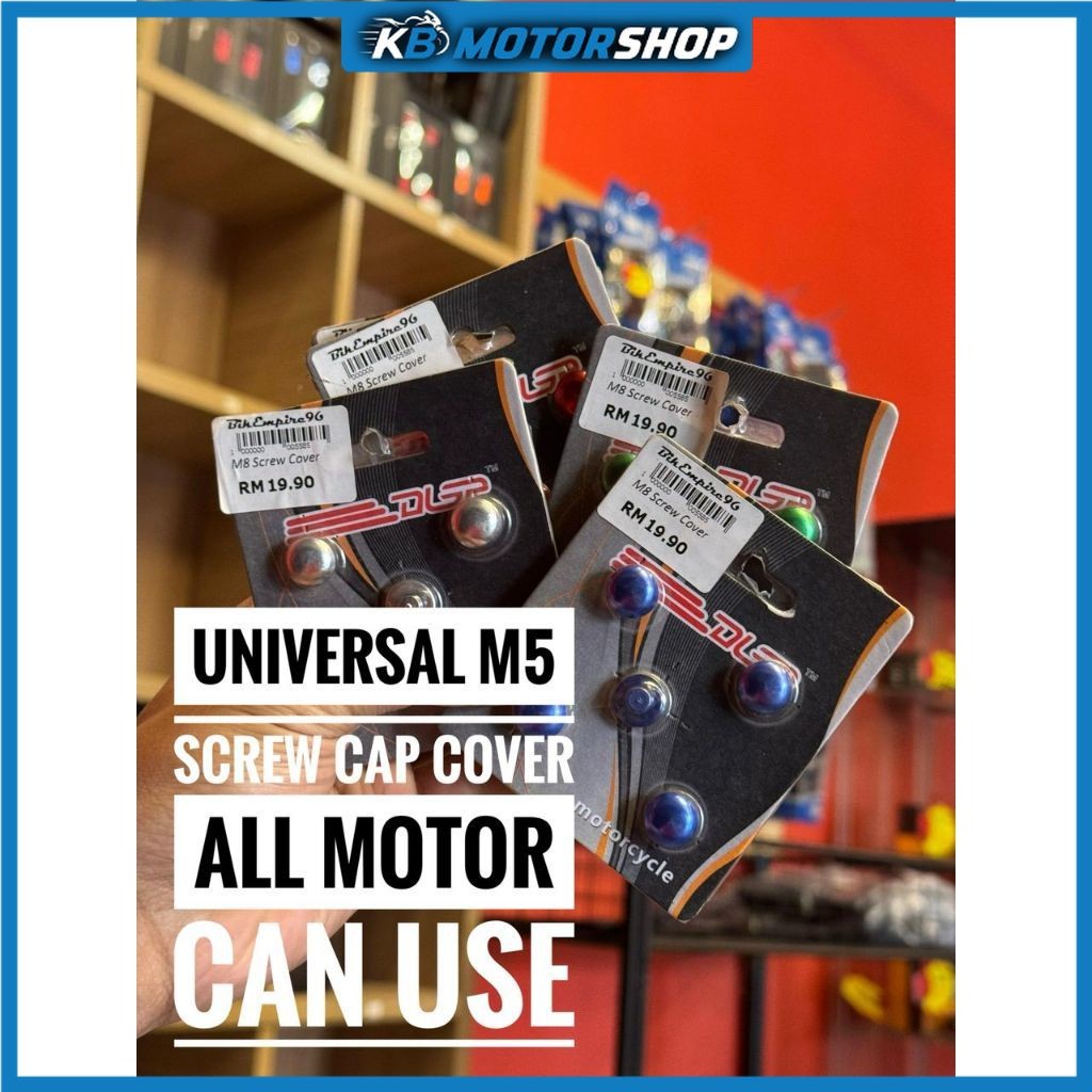 UNIVERSAL M5 SCREW CAP COVER ALL MOTOR CAN USE | Shopee Malaysia