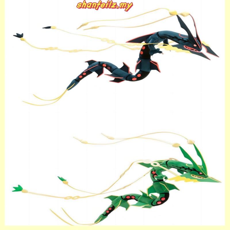 80cm Pokemon Plush Rayquaza Peluche Doll Green Black Stuffed Toys ...