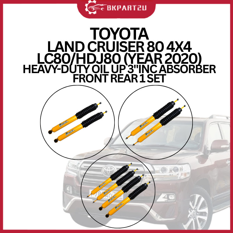 TOYOTA LAND CRUISER 80 4X4 LC80/HDJ80 YEAR 2020 HEAVY-DUTY OIL UP 3"INC ...