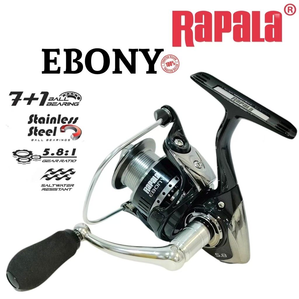RAPALA EBONY SPINNING REEL SERIES | Shopee Malaysia